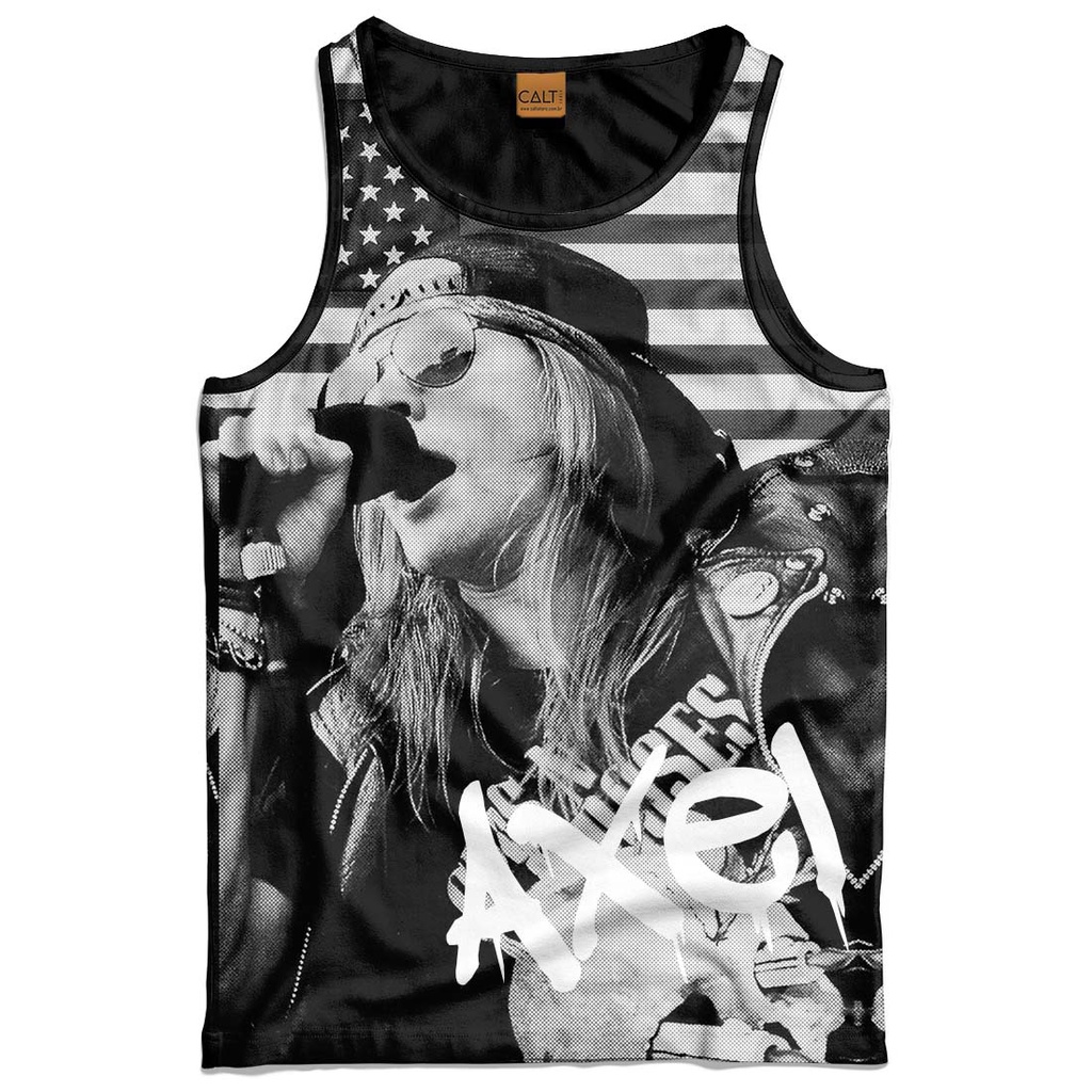 Regata Banda rock Axel Guns And Roses | Shopee Brasil
