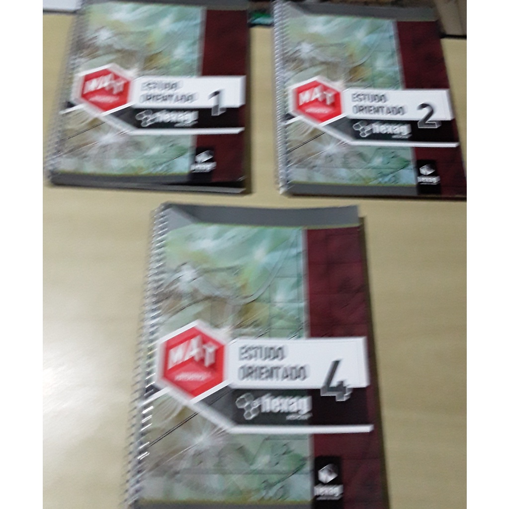 Apostilas Hexag Medicina Estudo orientado - 03 volumes | Shopee Brasil