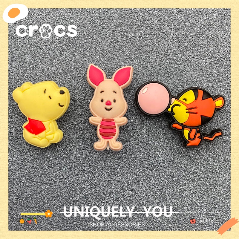 Crocs jibbitz Disney Sapato Fivela Winnie the Pooh Flor Encanta Tigger ...