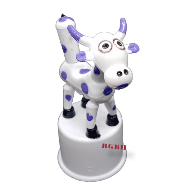 Brinquedo Retrô Mini Vaca Vaquinha Dançarina Mole Mole | Shopee Brasil