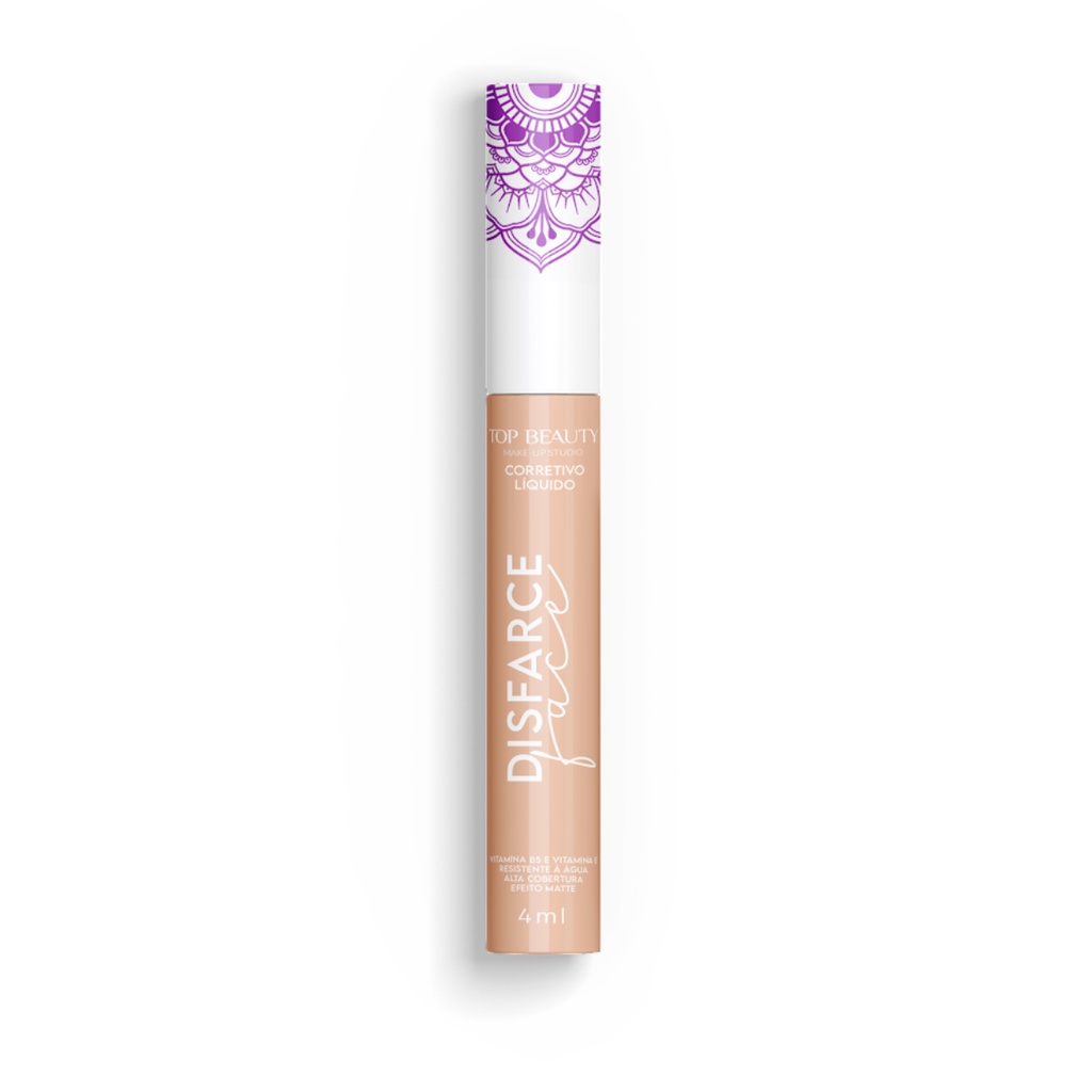 Corretivo Liquido Top Beauty Disfarce Face Cor 01 | Shopee Brasil