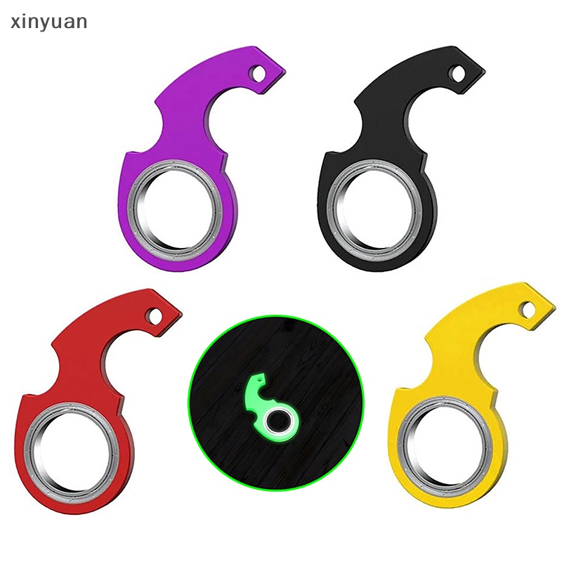 xiny Kid Fingertip Spinning Keyring Spinner Chaveiro De Metal De ...