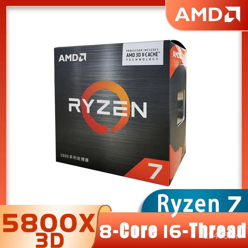 Processador AMD Ryzen 7 5800X3D R7 5800X3D 3.4 GHz 8-Core 16-Thread CPU ...