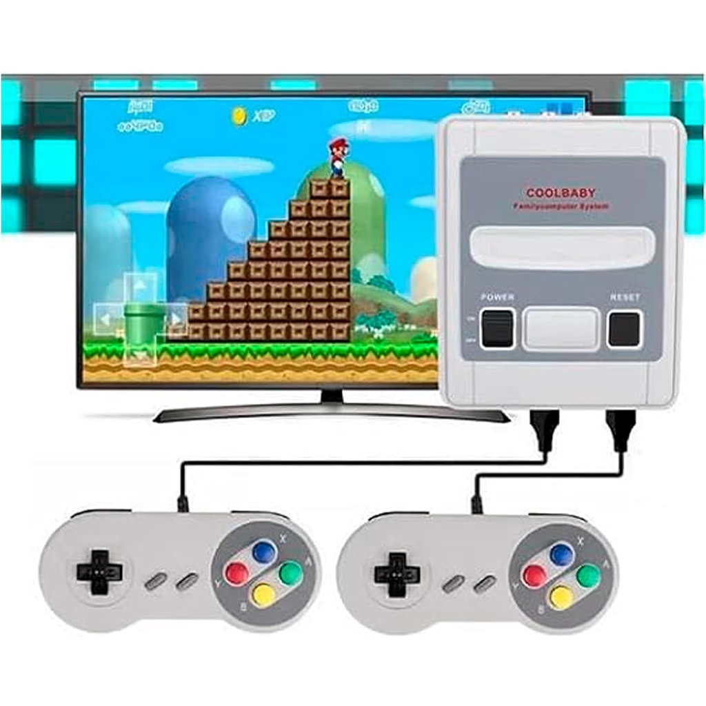 Diversão Retrô: Super Nintendo Mini Snes 8 Bits - Volte no Tempo ...