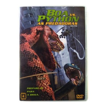 boa vs python as predadoras dvd original lacrado | Shopee Brasil