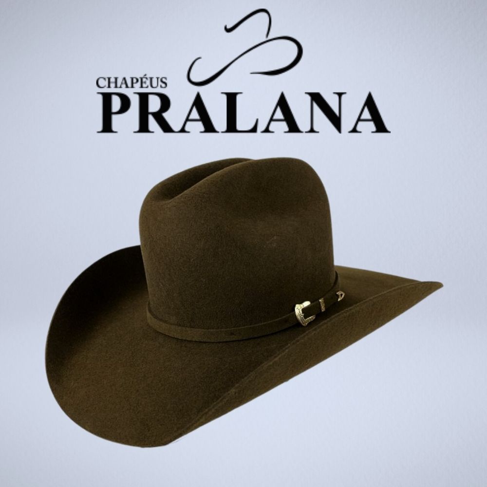 Chapeu Country Pralana Modelo Arizona Marrom Claro Original Aba 10 Curvada Para Cowboy Cowgirl ...
