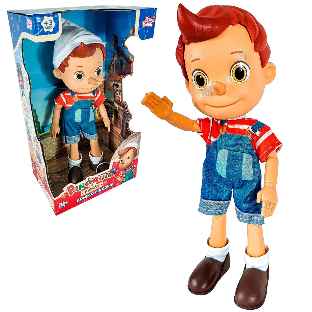 Boneco Pinoquio Marionete Brinquedo Livro Infantil Figura Decorativa ...