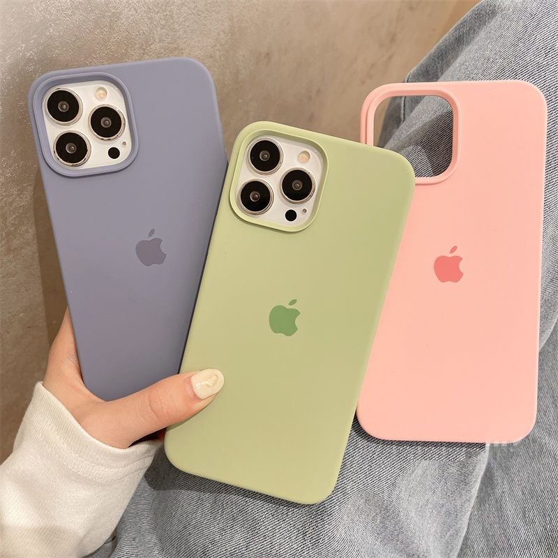 Capa De Silicone Líquido Original Para iPhone 15 14 13 12 11 Pro Max 14 ...