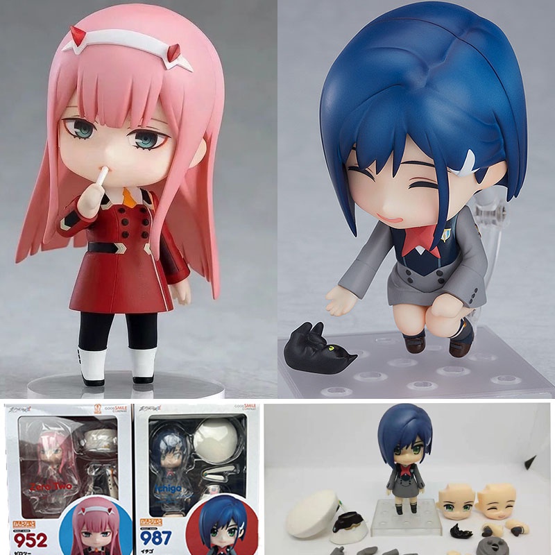 Nendoroid GSC Darling Na Franxx Zero Two 02 952 Ichigo 987 Pvc Ação ...