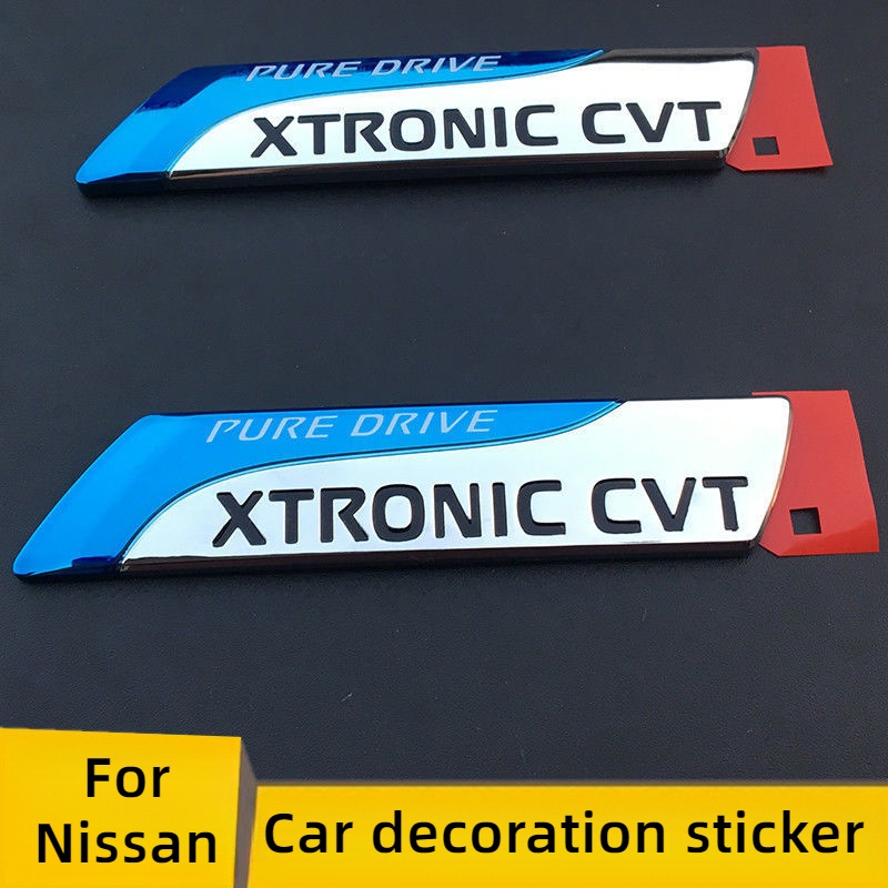 Emblema Do Carro 3D XTRONIC CVT Adesivo Para Nissan ALMERA TEANA GTR NAVARA Sunny SYPHY LIVINA X ...