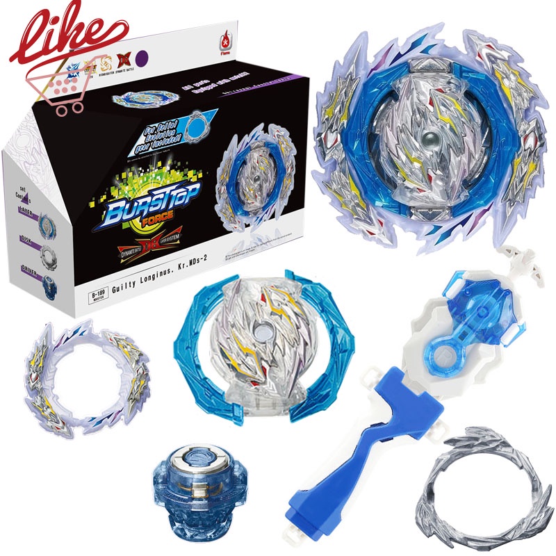 Beyblade Burst B-189 Guilty Longinus DB Dynamite Battle Com Lançador B ...