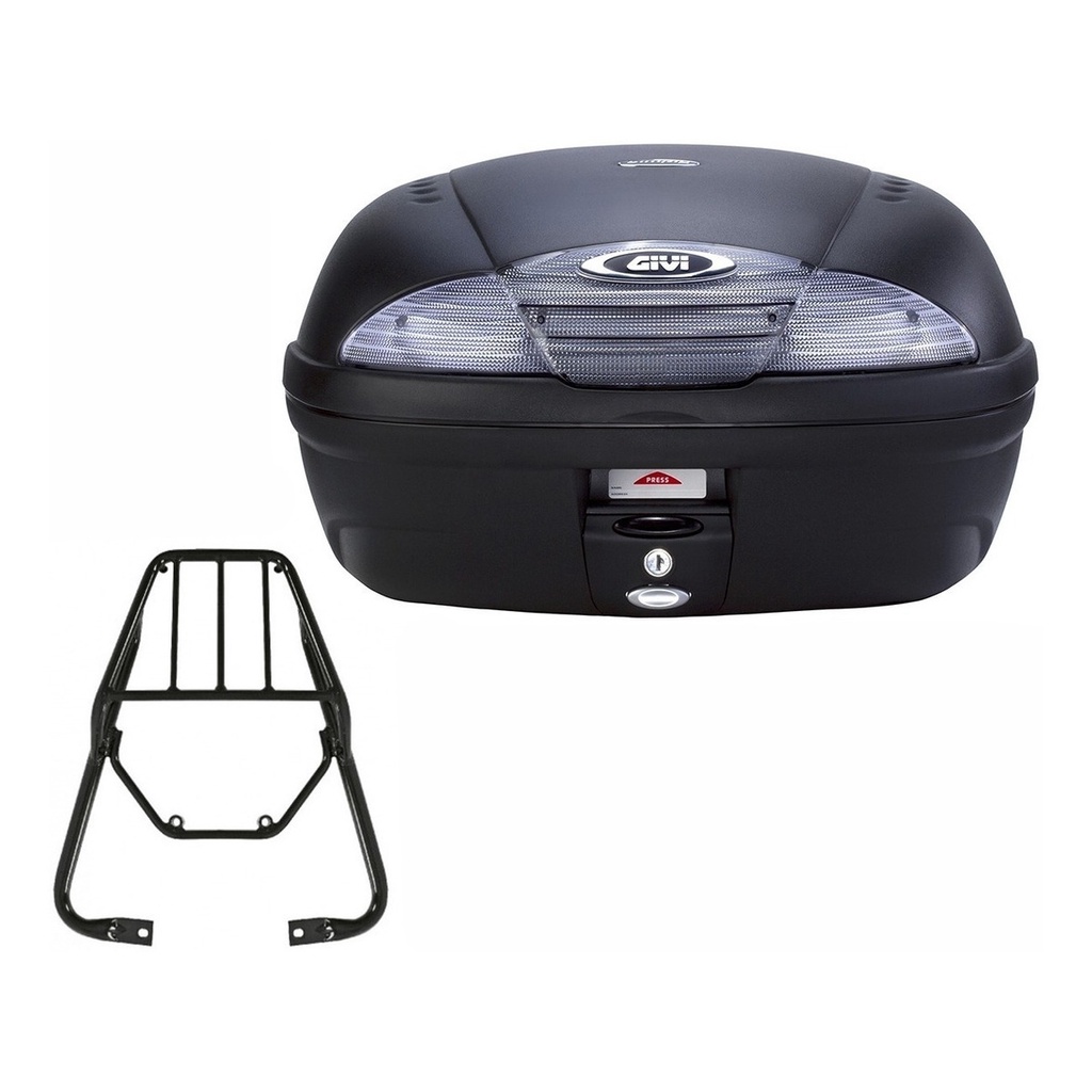 Bagageiro Modelo Tubular Honda Falcon + Bau 45l Givi E450 | Shopee Brasil