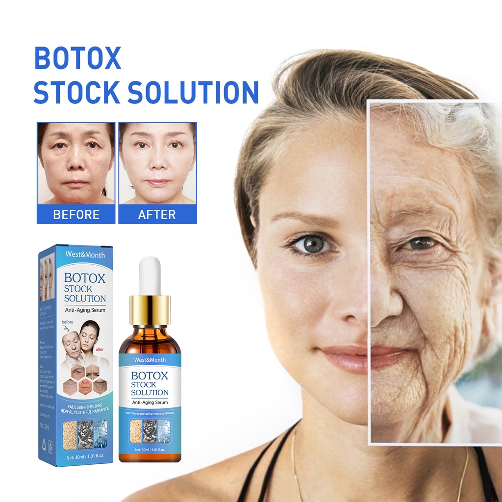 Botox Original Líquido Retinol Soro Refirmante Facial Colágeno Anti ...