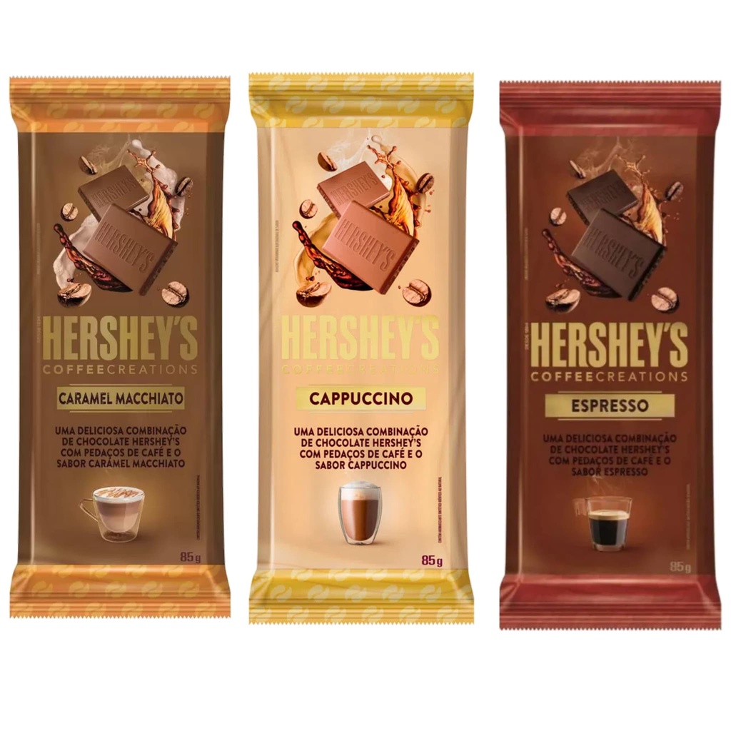 Hershey's Coffee Creation 85g Chocolate Espresso Caramel Machiato cappuccino Hersheys | Shopee ...