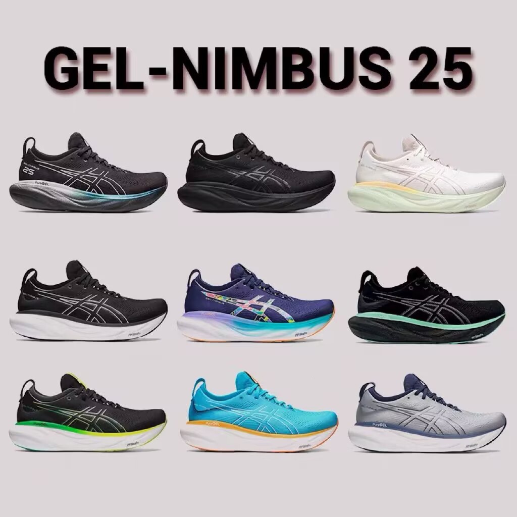 Popular Asic Gel Nimbus 25 Homens Running Shoes Com Luz E Respirável | Shopee Brasil