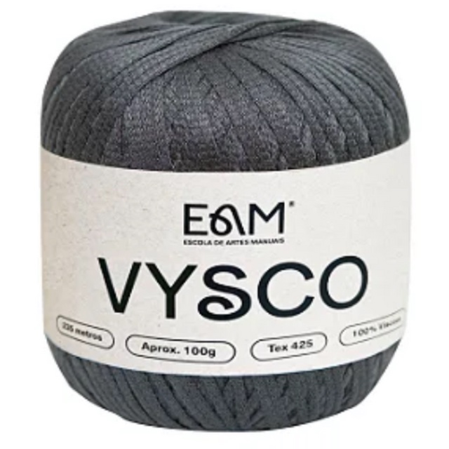 Fio Vysco Anne Galante 100% Viscose - 006 - Chumbo | Shopee Brasil
