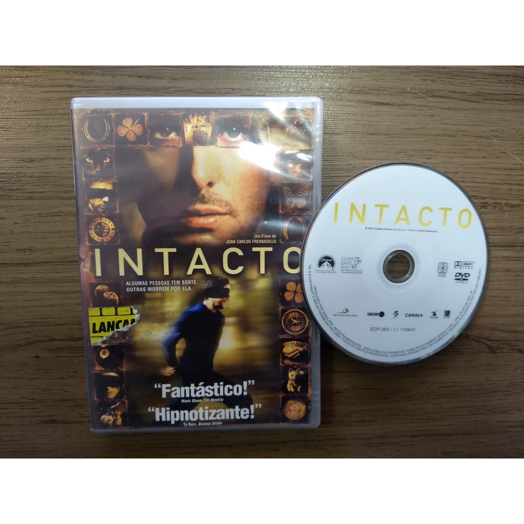 Dvd Intacto - Original | Shopee Brasil