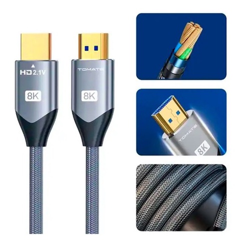 Cabo Hdmi 2.1 Earc 8k 4k 120hz Ps5 Ps4 Xbox Series Xs 2 metros | Shopee ...