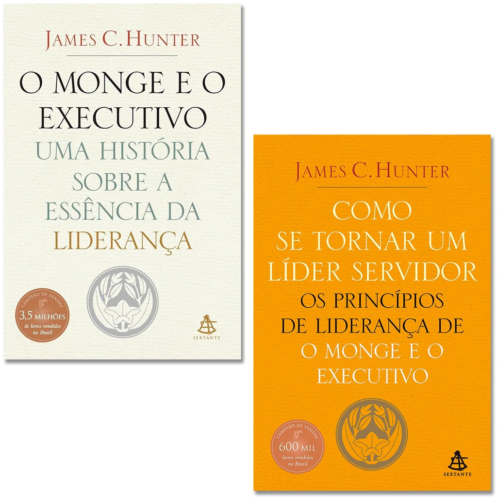 Kit O Monge e o Executivo + Como se Tornar um Líder Servidor - James C ...