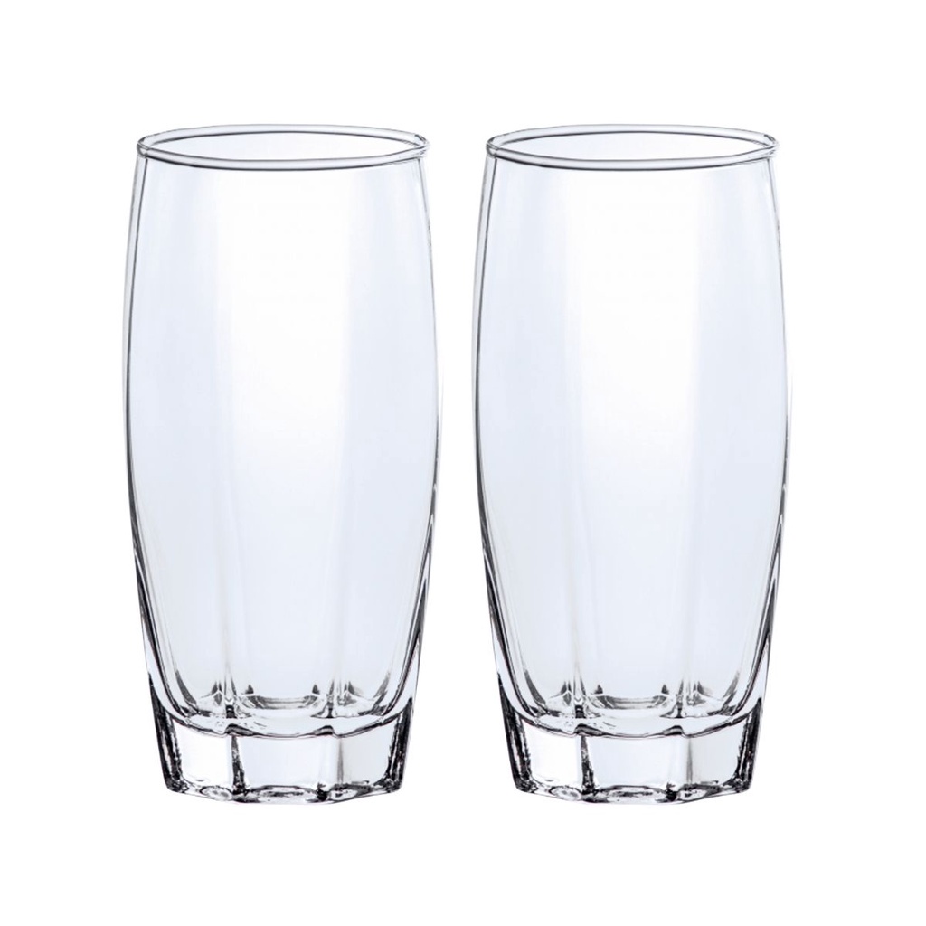 Kit 2 Copos de Vidro Transparente Florida Mesa Posta 370ml | Shopee Brasil