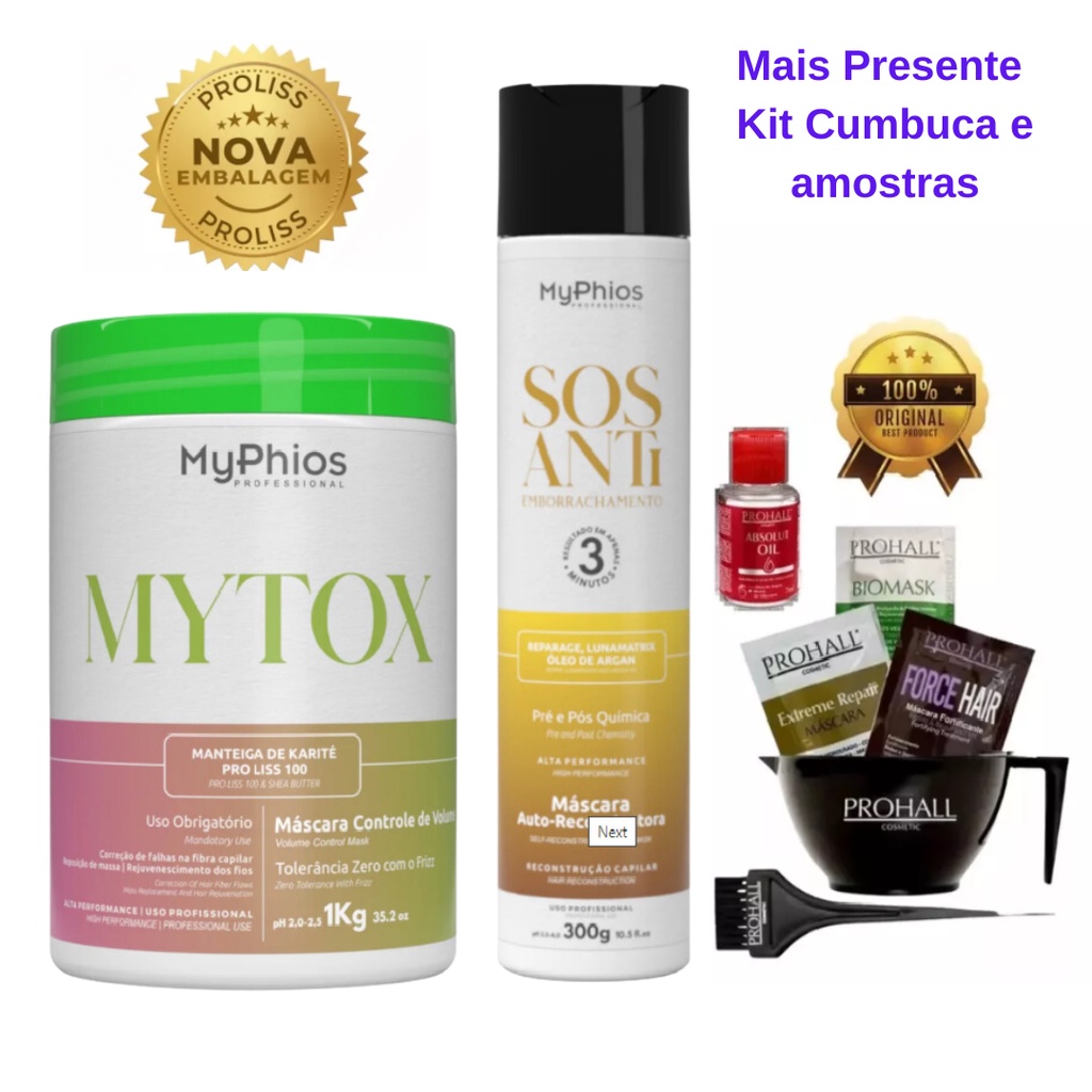 Redutor de volume 1KG - MYTOX mais SOS 300g | Shopee Brasil