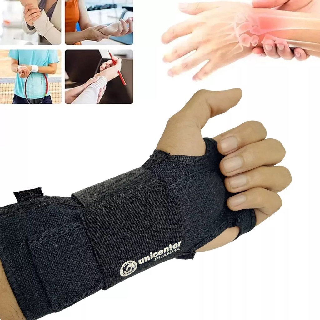 Munhequeira Para Dor No Pulso Punho Imobiliza Túnel Do Carpo Dor Na Mão ...