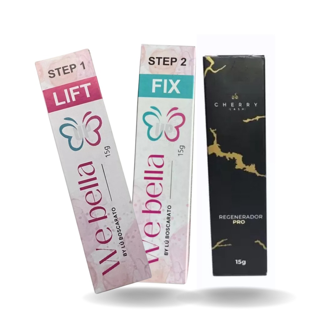 KIT 2 Passos We Bella Passos 1 e 2 e Regenerador Cherry | Shopee Brasil