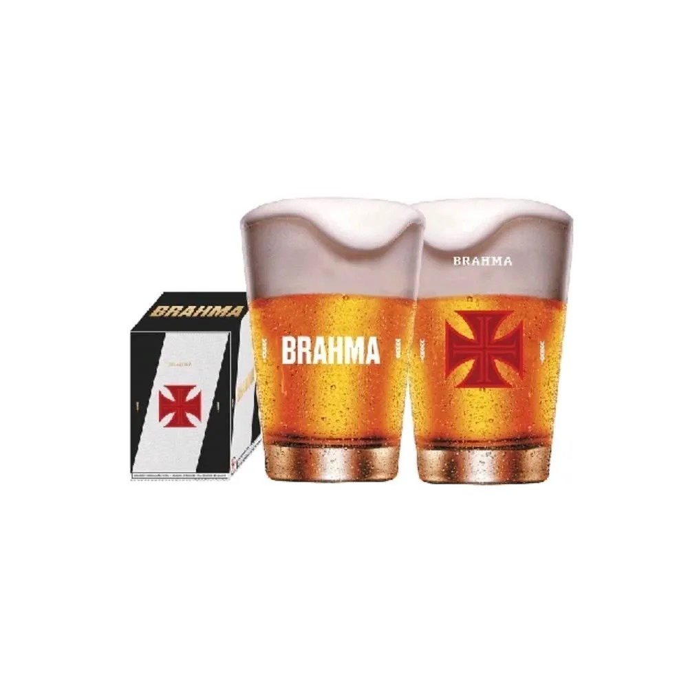 Copo Licenciado Vasco da Gama P Cerveja Chopp Brahma - 350ml | Shopee Brasil