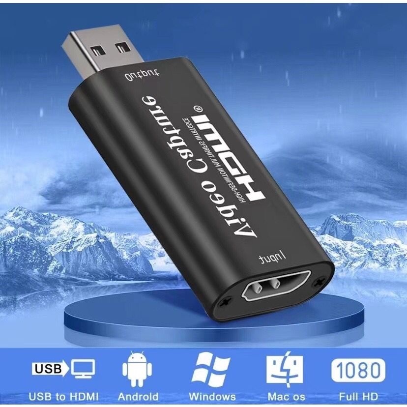 Placa De Captura Hdmi Usb 4k E 1080p Pronta Entrega | Shopee Brasil