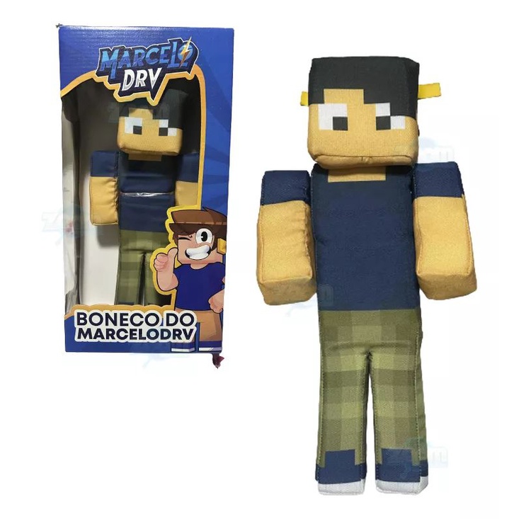 Boneco Youtuber Marcelo Drv Minecraft 35 cm | Shopee Brasil