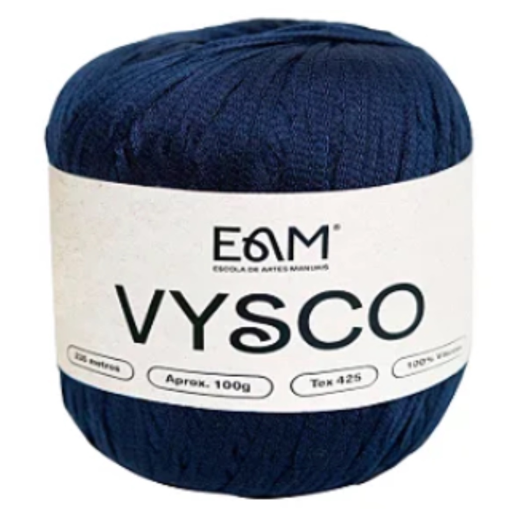 Fio Vysco Anne Galante 100% Viscose - 005 - Marinho | Shopee Brasil