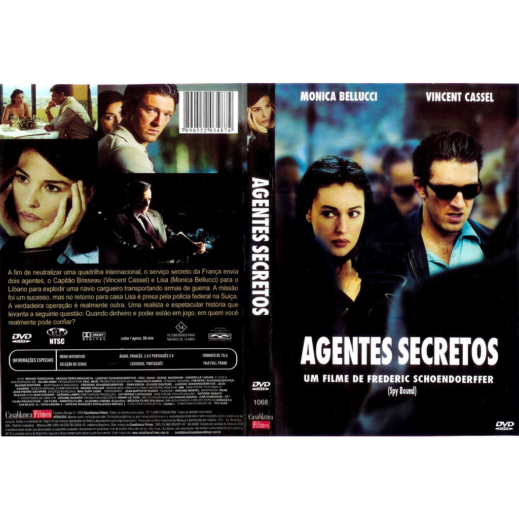 agentes secretos monica bellucci dvd original lacrado | Shopee Brasil