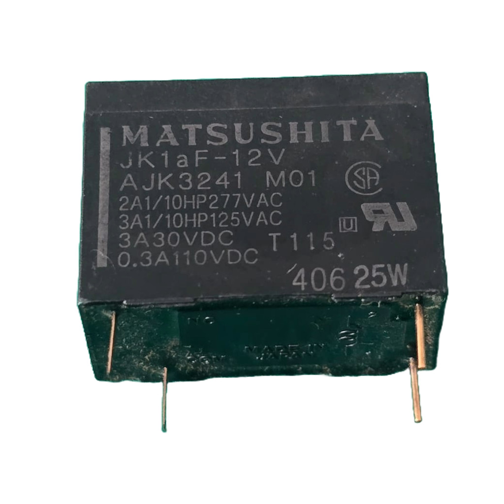 2x Rele 12v 3amp - Jk1af-12v 4 Pinos Matsushita | Shopee Brasil