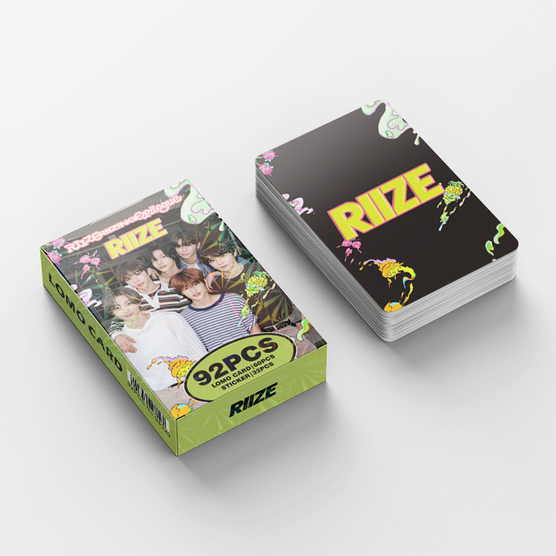 55-92pcs RIIZE Lomo Cards Lucky Japan Álbum Rizing Impossível Talk Saxy ...