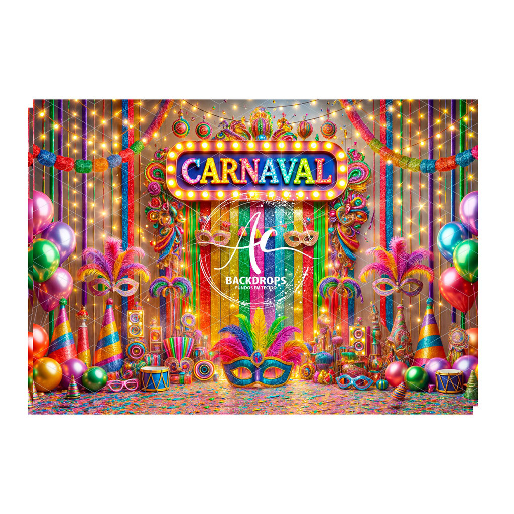 PAINEL FOTOGRAFICO CARNAVAL 3D 2025 ALINE CASTRO BACKDROPS | Shopee Brasil