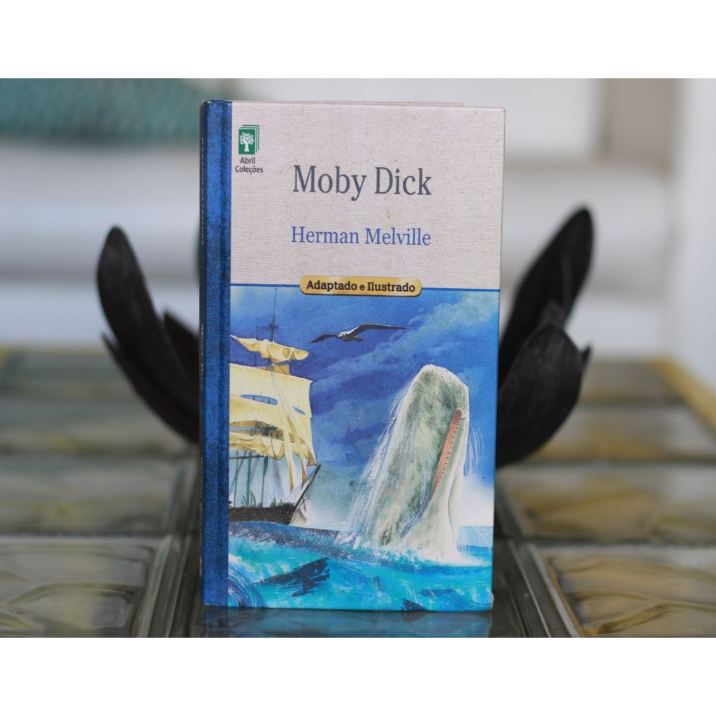 Moby Dick - Adaptado e Ilustrado autor Herman Melville | Shopee Brasil