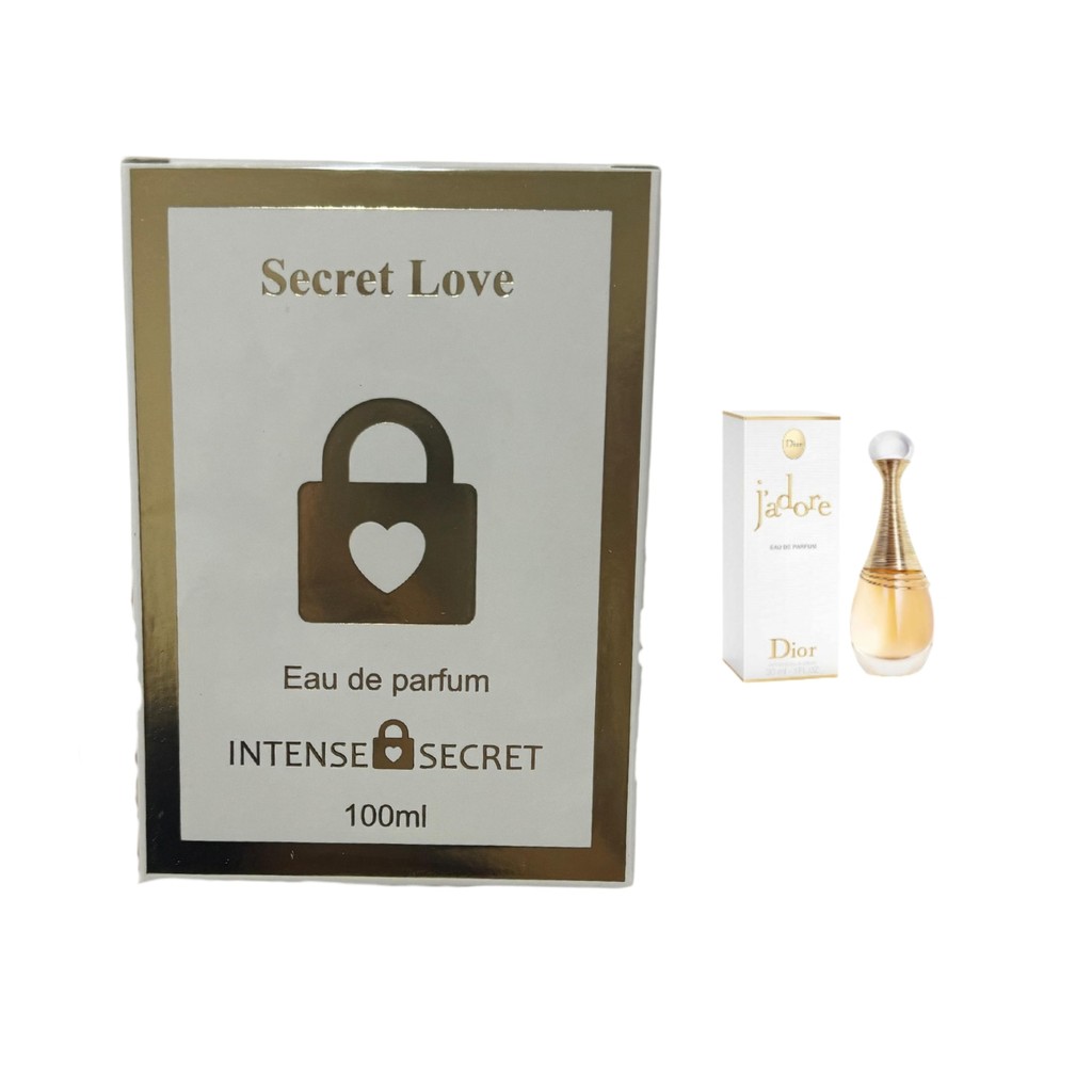 Secret Love Eau de Parfum Feminino 100ml - Intense Secret | Shopee Brasil