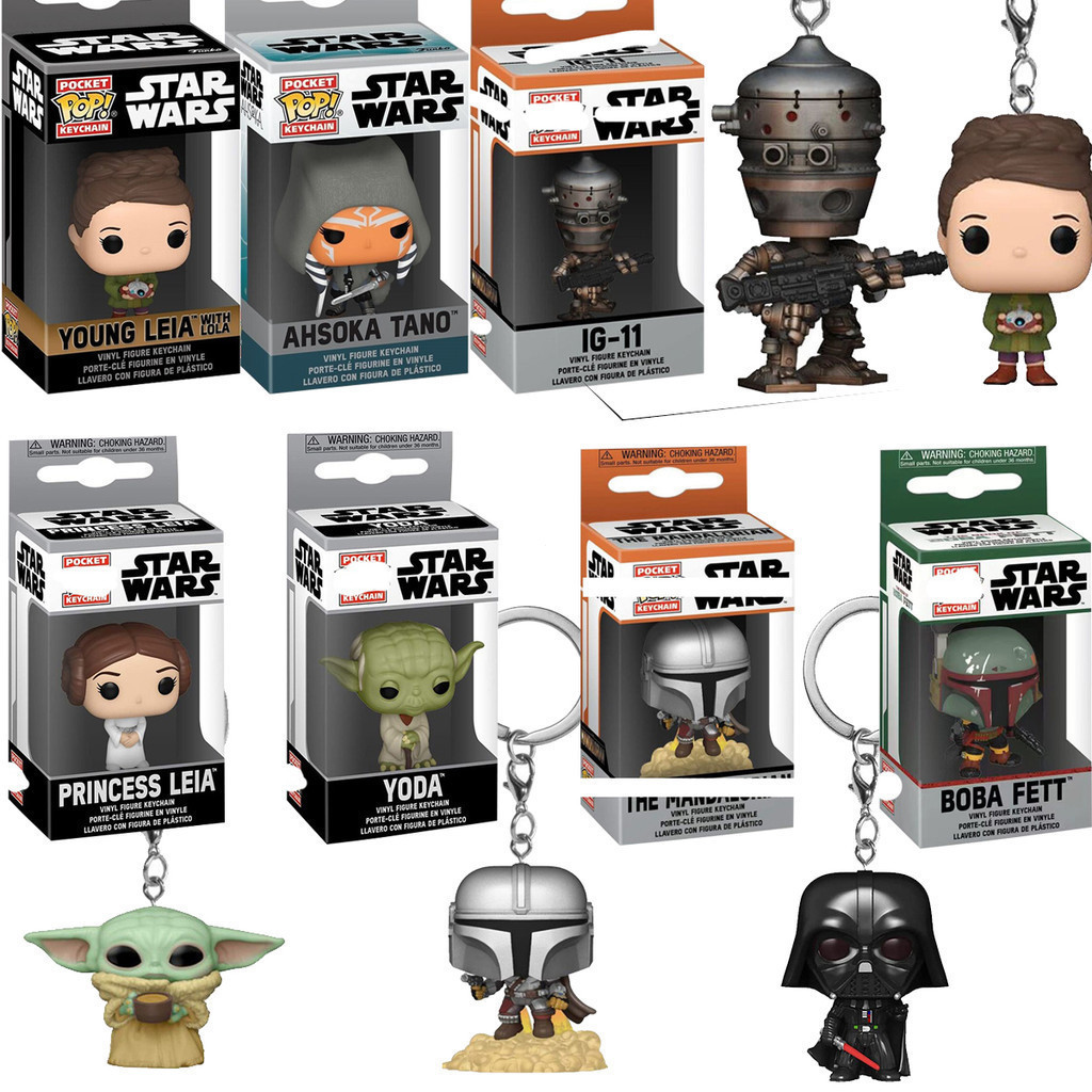 Funko Pop Star Wars Keychain IG-11 Ahsoka Tano A Criança Bady Yoda ...