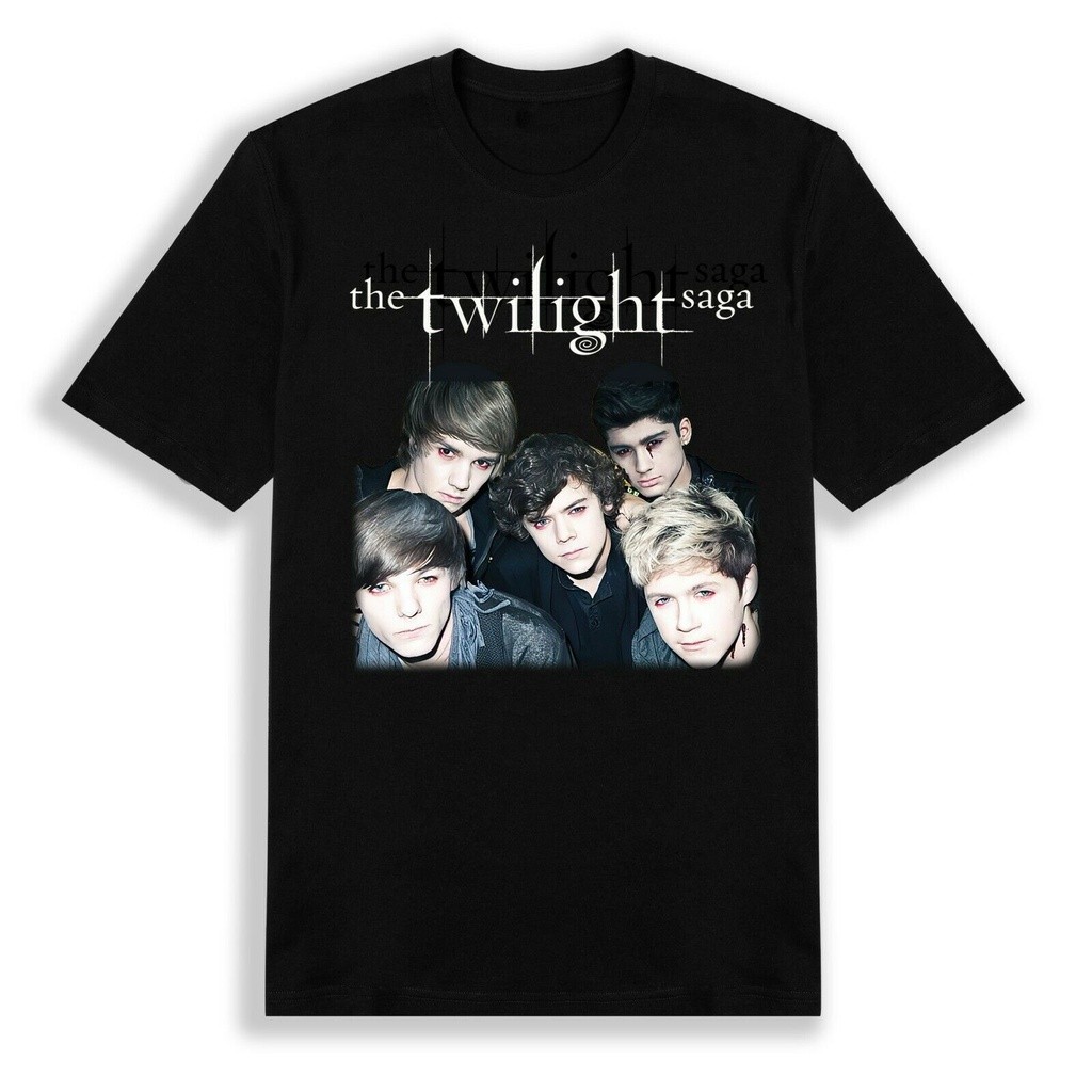 Camiseta Summer Fashion One Direction As Twilight Mens Funny Camisa 100 ...