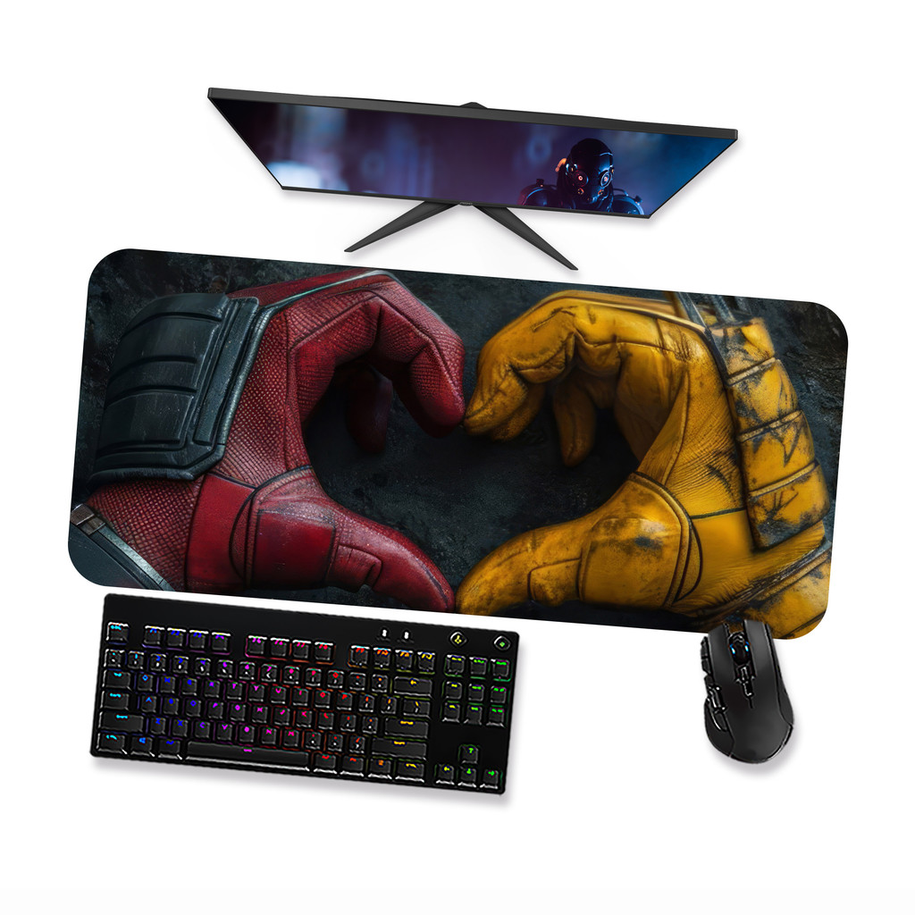 Mouse Pad Gamer - DEADPOOL & WOLVERINE 8 Mousepad Grande 90x40 80x40 ...