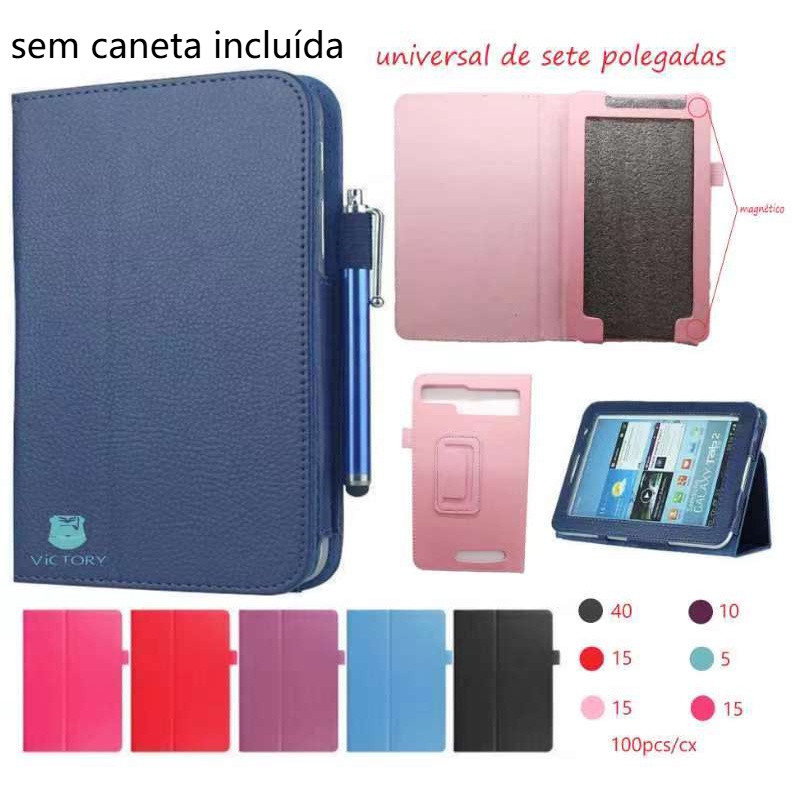 capa carteira para tablet 10 polegada Universal 26x18cm | Shopee Brasil
