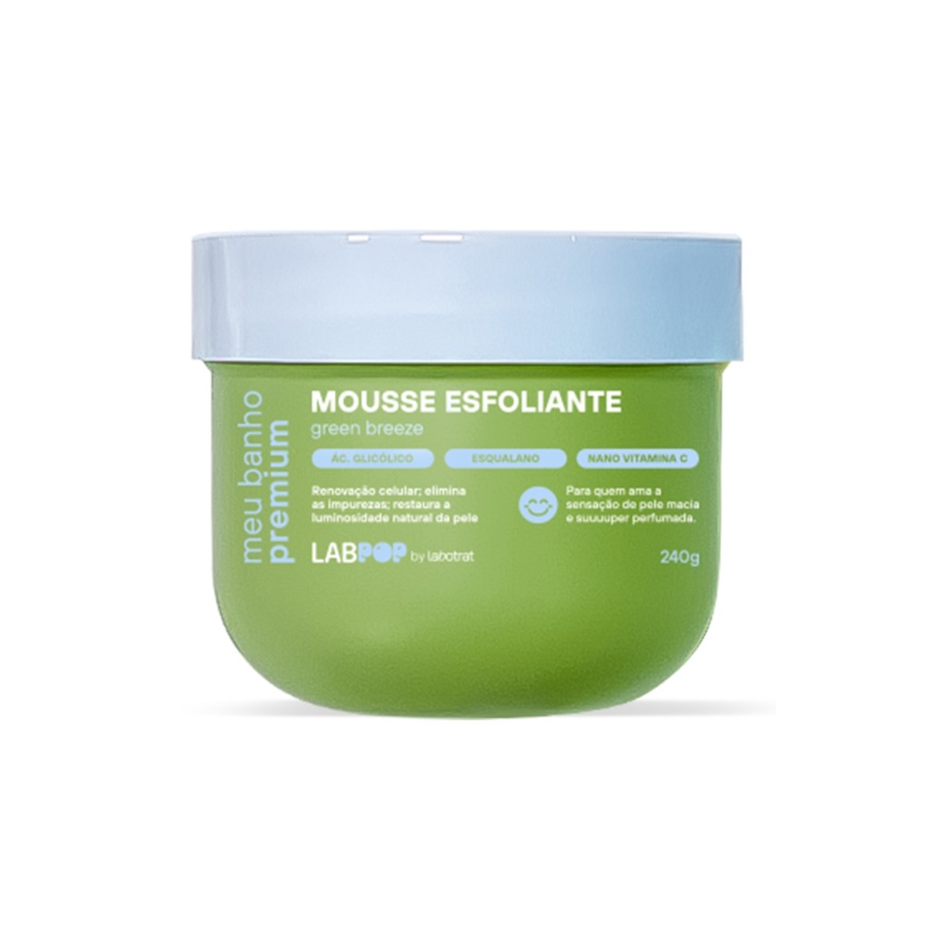 Mousse Esfoliante Green Breeze 240g LabPOP Labotrat | Shopee Brasil
