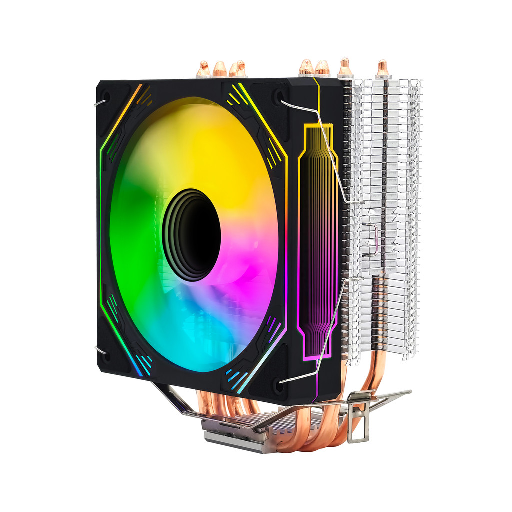 Cooler Fan LED RGB Processador CPU Multi Intel AMD Knup G-VR344 ...