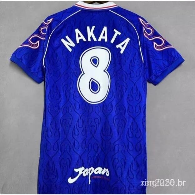Csndice1998 Japão Casa Equipe Jersey Manga Curta Futebol Retro Nakata ...