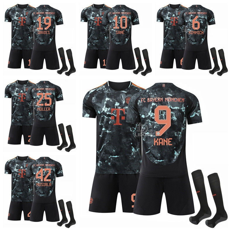 2024-25 Temporada Bayern De Munique Away Futebol Adulto Crianças Jersey ...