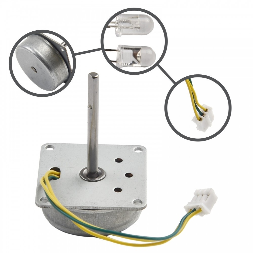 Powerful Three Phase Hand Cranked Generator Motor DIY Micro Brushless ...