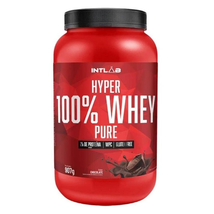Whey Concentrado IntLab 907g Hyper Whey 100% Pure | Shopee Brasil