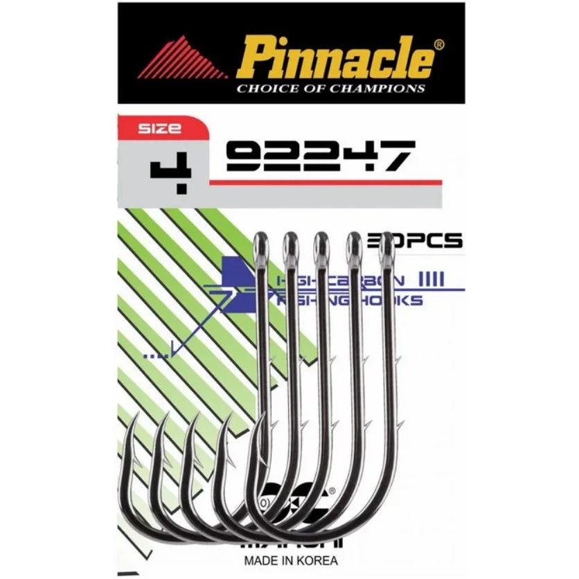 Anzol 92247 Black Pinnacle n°4/0 Maruri c/10 (cartela) | Shopee Brasil