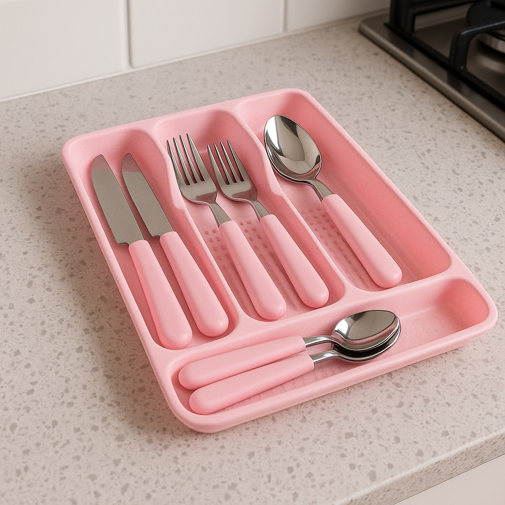 Conjunto Talher Cozinha Panela Casa Concha Colher Copo Garfo Comer ...