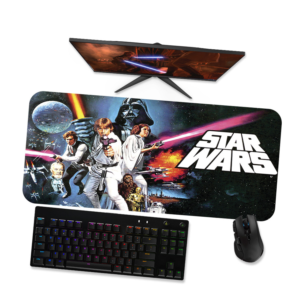 Mouse pad STAR WARS Clássico 1 - Mousepad Gamer 90x40 80x40 60x40 70x30 ...